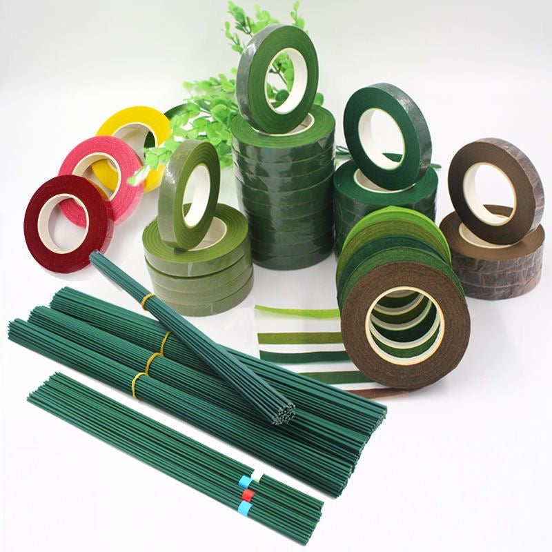 DIY raw material flower stem rod 30pcs with free flora tape handcraft ...